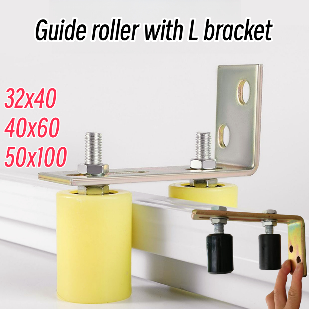 1Set sliding gate top guide nylon rollers nylon guide wheel with L ...