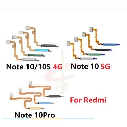 Finger print Fingerprint sensor For Xiaomi redmi Note 10 Pro 10S power ...