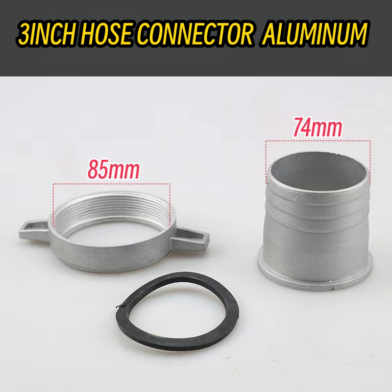 3INCH Hose Adaptor Connector Coupler for Water pump Gasoline Diesel ...