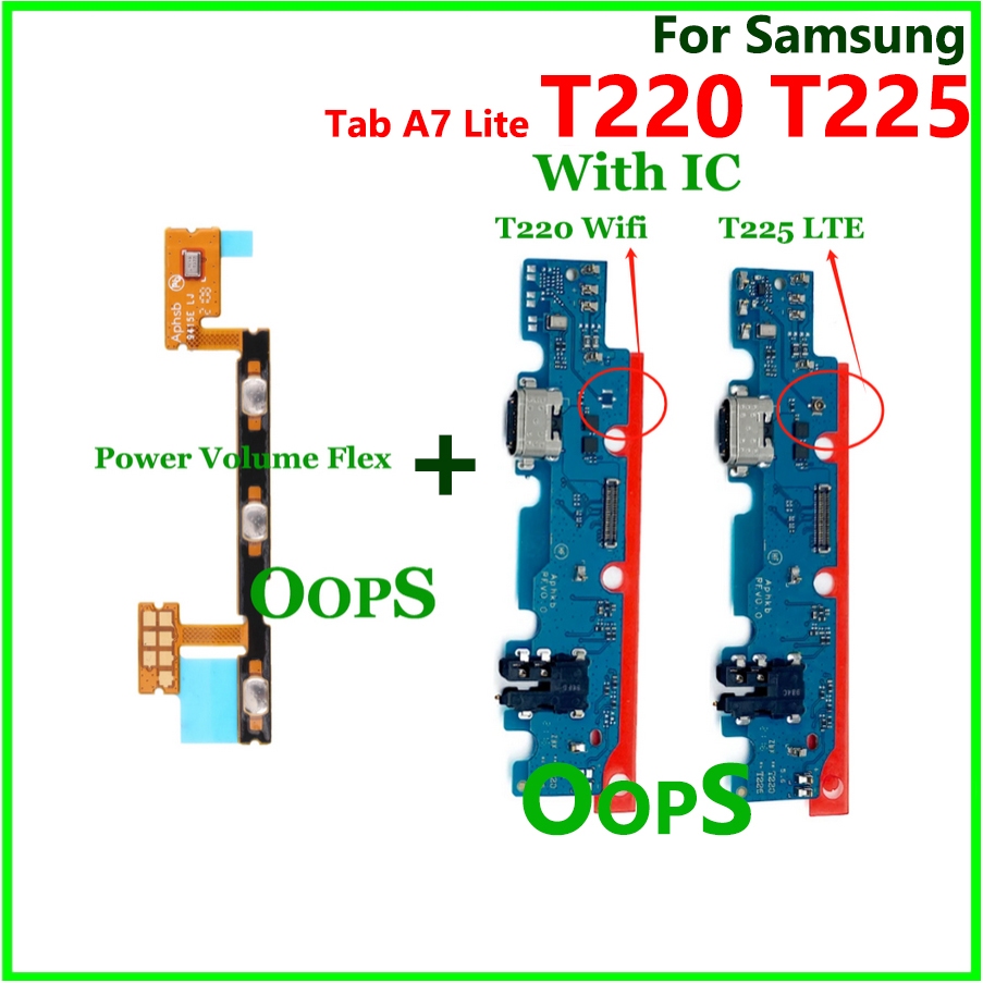 For Samsung Tab A7 Lite T220 T225 Power Volume On Off Switch Fast ...