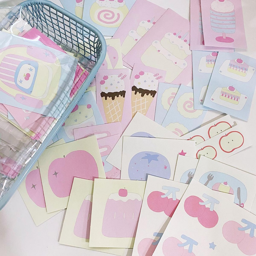 Sticker Pack Cute Student Handbook Sticker ins Style diy | Shopee ...