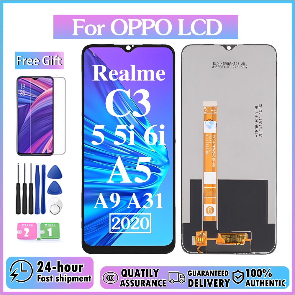 OPPO Realme C3 Realme 5 Realme 5i Realme 6i A5 2020 A9 2020 LCD Display ...