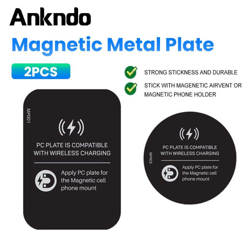 Ankdno Metal Plate Disk Iron Sheet Magsafe Magnetic Sticker For Qi ...