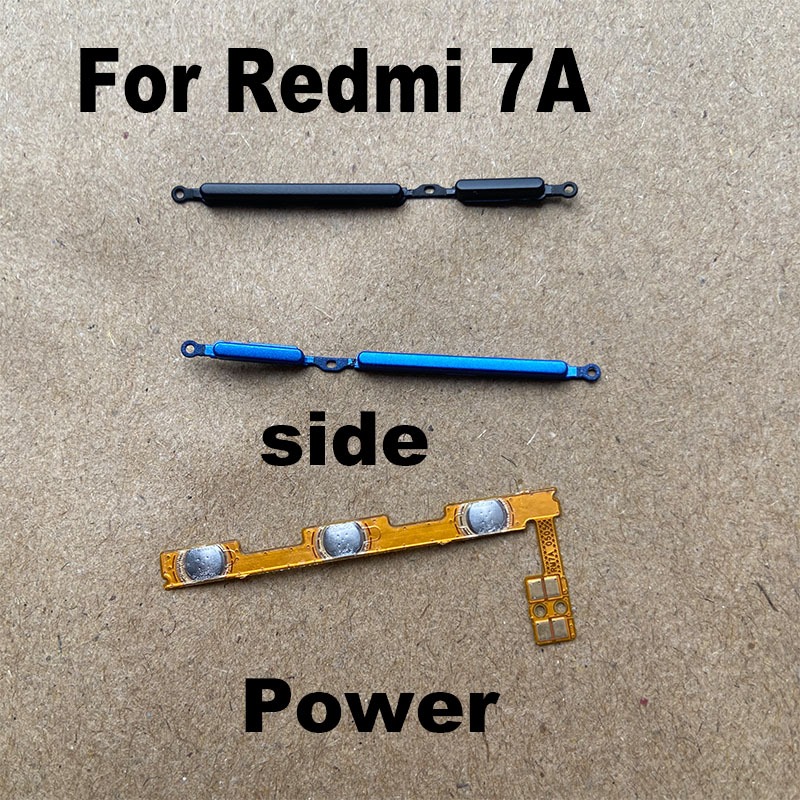 For Xiaomi Redmi 7A On Off Power Volume Buttons Flex Cable Volume ...