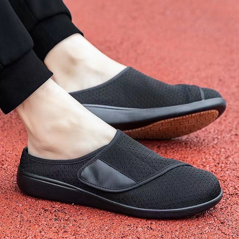 Men Widened Shoes Women Foot Swelling Shoes Loose Floating Elderly ...