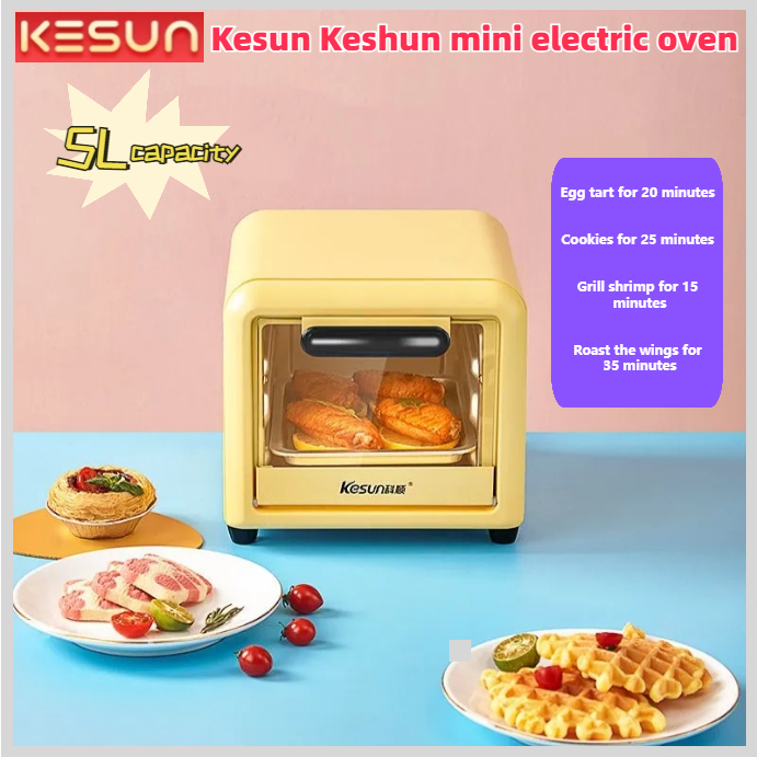 Kesun Multifunctional Visual Electric Oven 5L Household Digital electric oven TO-051 Small ...