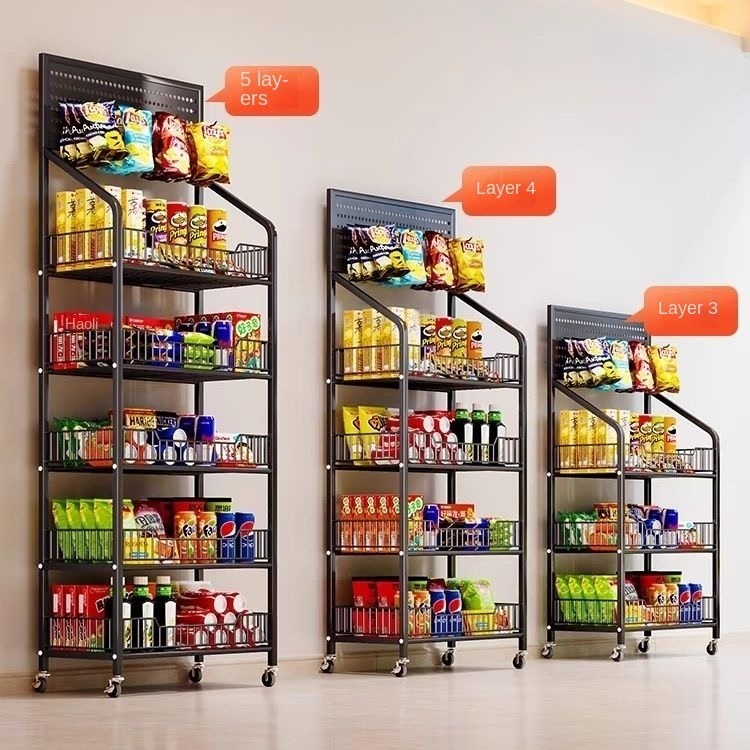 Supermarket Shelves Storage organizer Shelf for Convenience Store ...