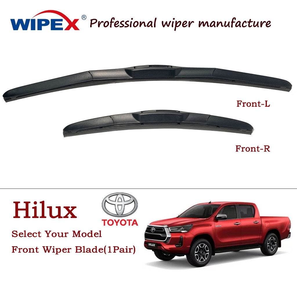 (Select Your Model) Toyota Hilux Wiper Blade Set / Pair for HI LUX G E ...
