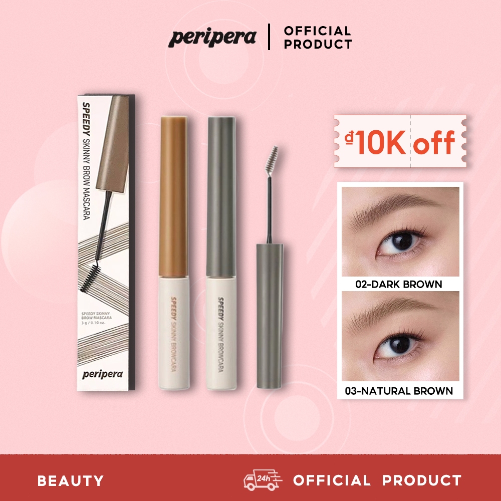 Peripera- Eyebrow gel, waterproof and sweat-proof, brown, genuine ...