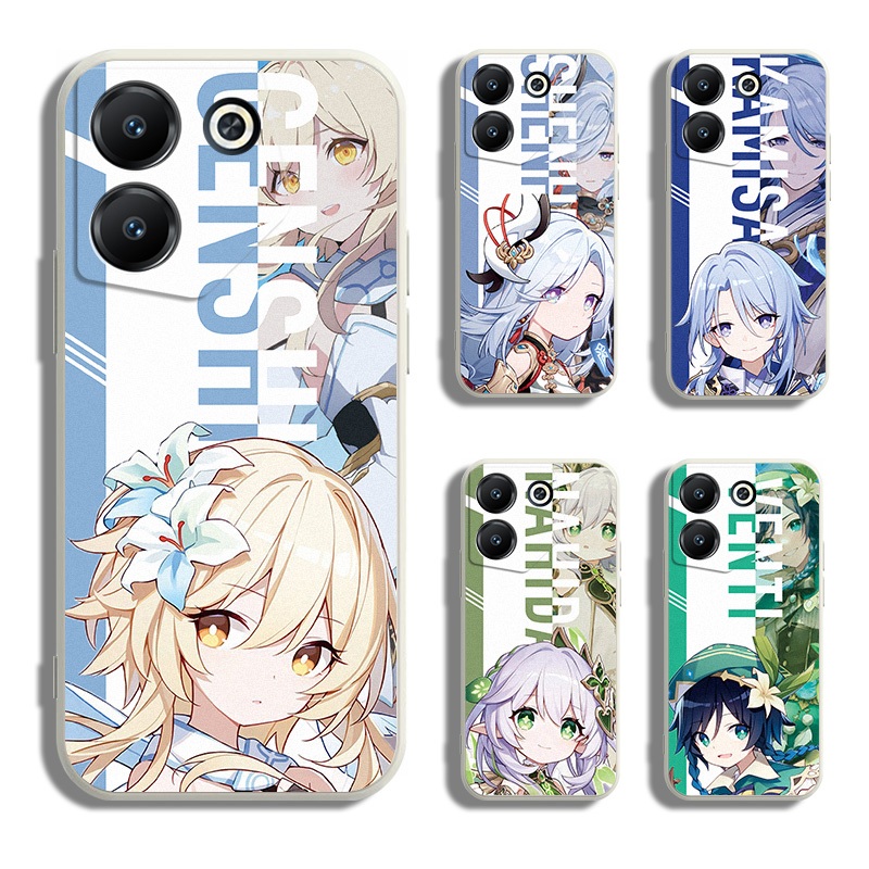 TECNO Spark 7P 7T Spark 7 POP 5 LITE POP 6 Genshin Impact shen he venti ...