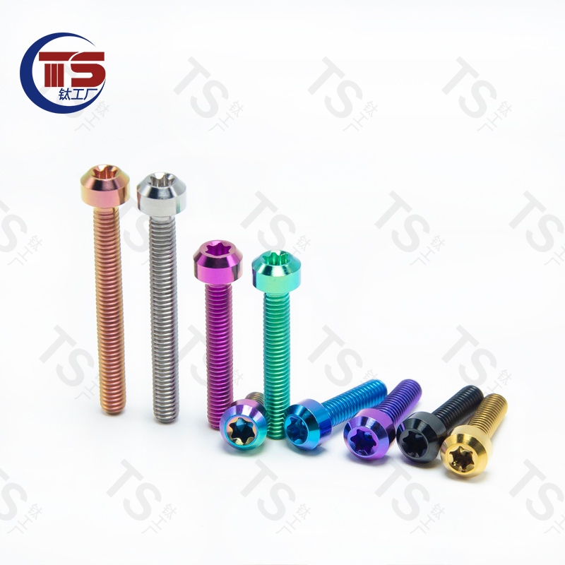 TS M5 Titanium Alloy TORX Head Bolts Screw M5x10/15/20/25/30/35mm Fit ...