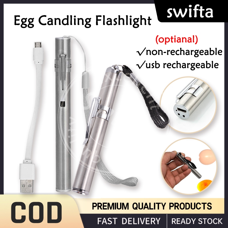 Bird Egg Candling Lamp LED Pen Light for Bird Poultry Incubation ...