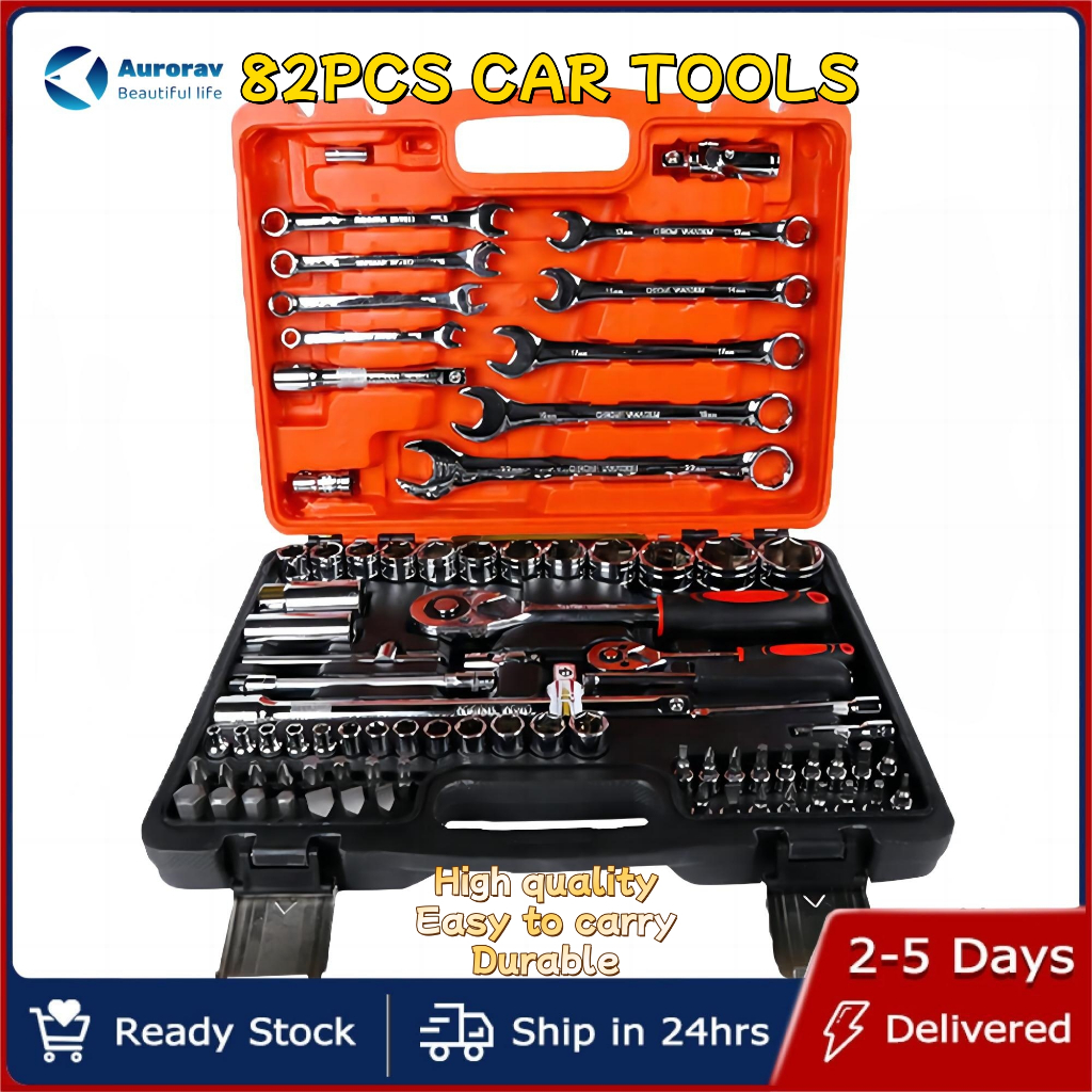 82/53/46PCS Car Motorcycle Repair Tools Socket Wrench Set Original ...