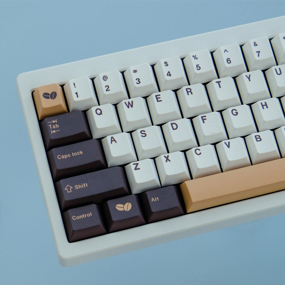 129 Keys GMK Coffee Keycaps Cherry Profile Keycap PBT Dye Sublimation ...