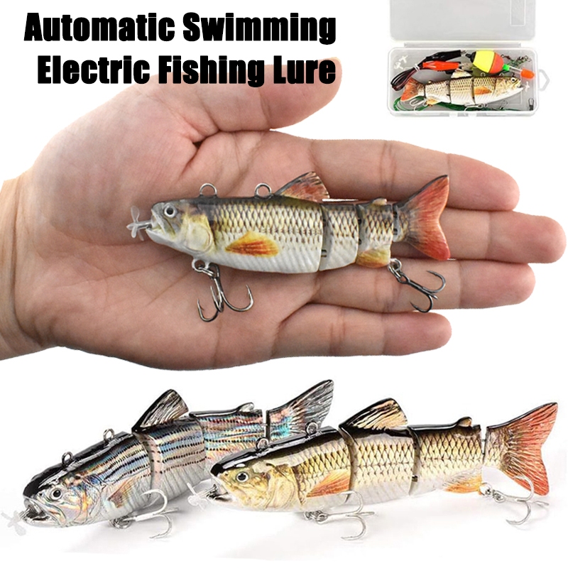 Automatic Swimbait Robotic Electric Fishing Lure Auto Multi Jointed ...