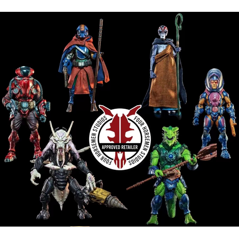 Four Horsemen Cosmic Legion Wave 3 Pilot Miner Green Dragon Man 7 ...