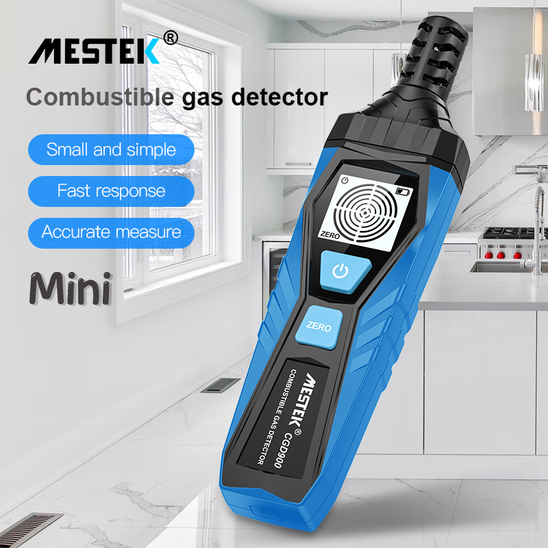Portable Combustible Gas Methane Natural Detector Concentration Leak ...