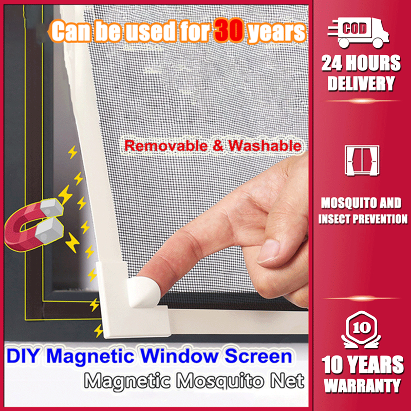 Magnetic Window Screen Simple Anti Mosquito Gauze Detachable Mosquito ...