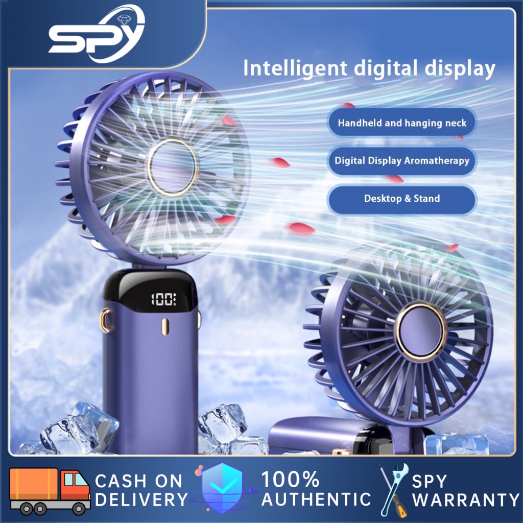 10000mAH Mini Fan Rechargeable Hand-held fan Portable Electric Fan ...