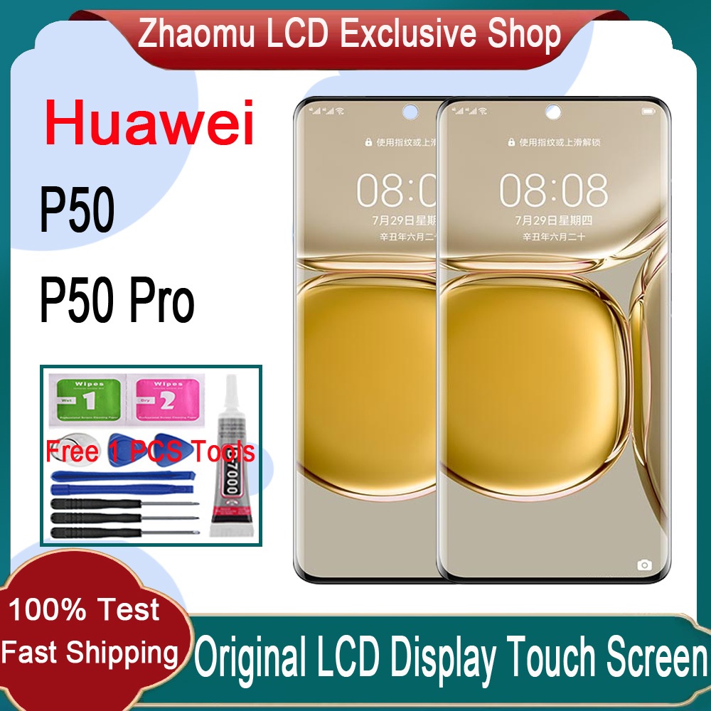 Original OLED Huawei P50 P50 Pro LCD Display Touch Screen Replacement | Shopee Philippines