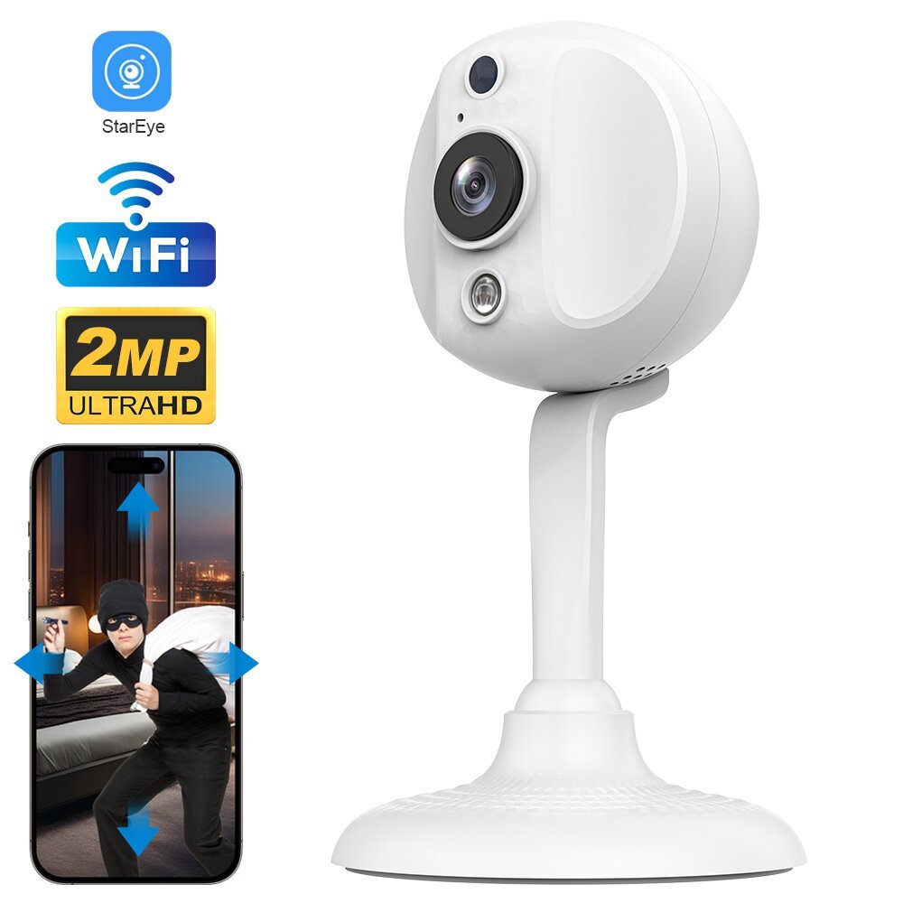 auto zoom Closed-circuit TV wireless mini camera, dual lens monitor ...
