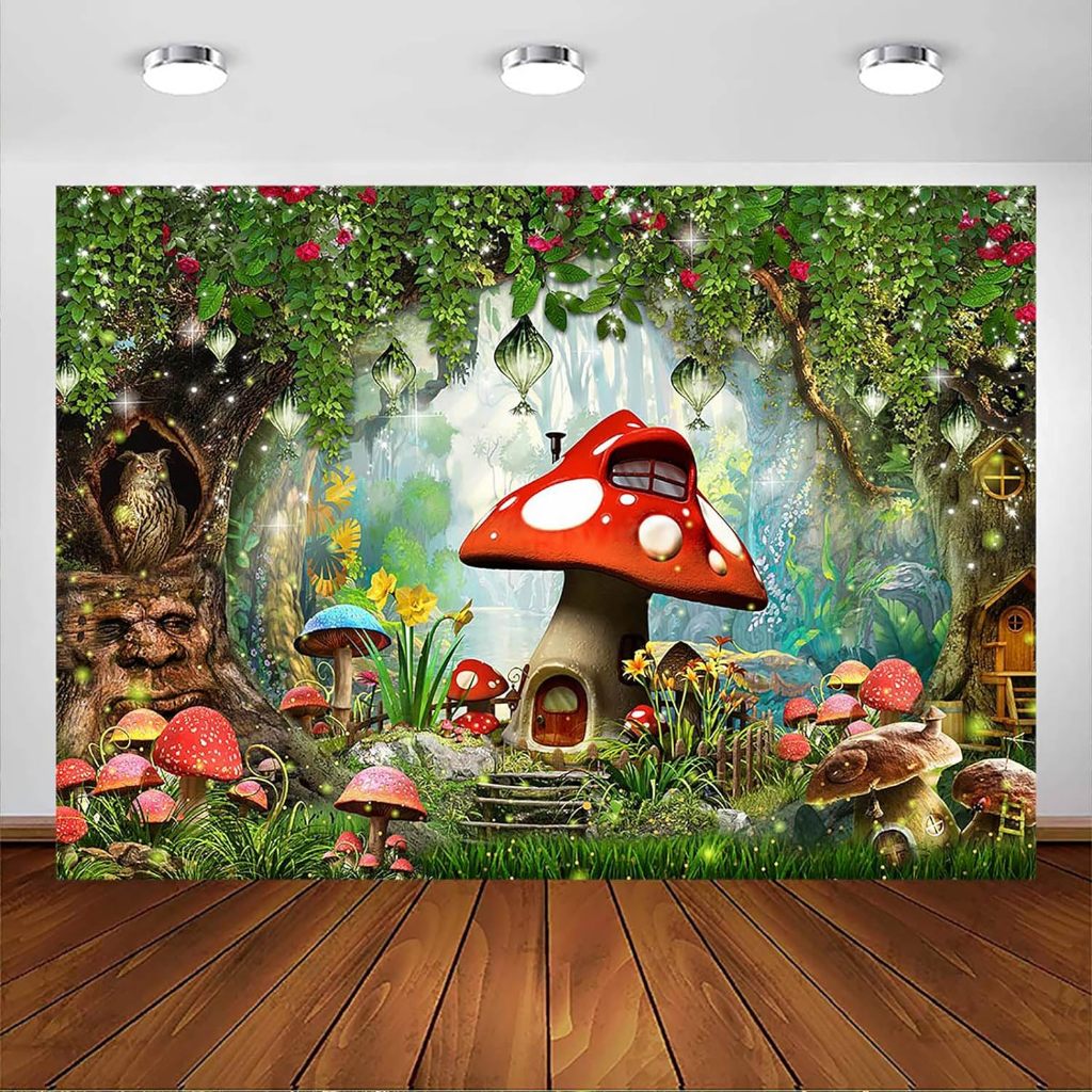 Spring Enchanted Forest Photography Backdrop Fairy Tale Forest ...