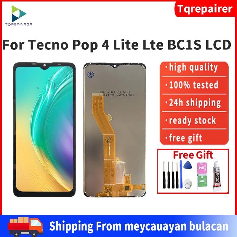 [Tqrepairer ] For Tecno Pop 4 Lite Lte BC1S LCD DIsplay Touch Screen ...