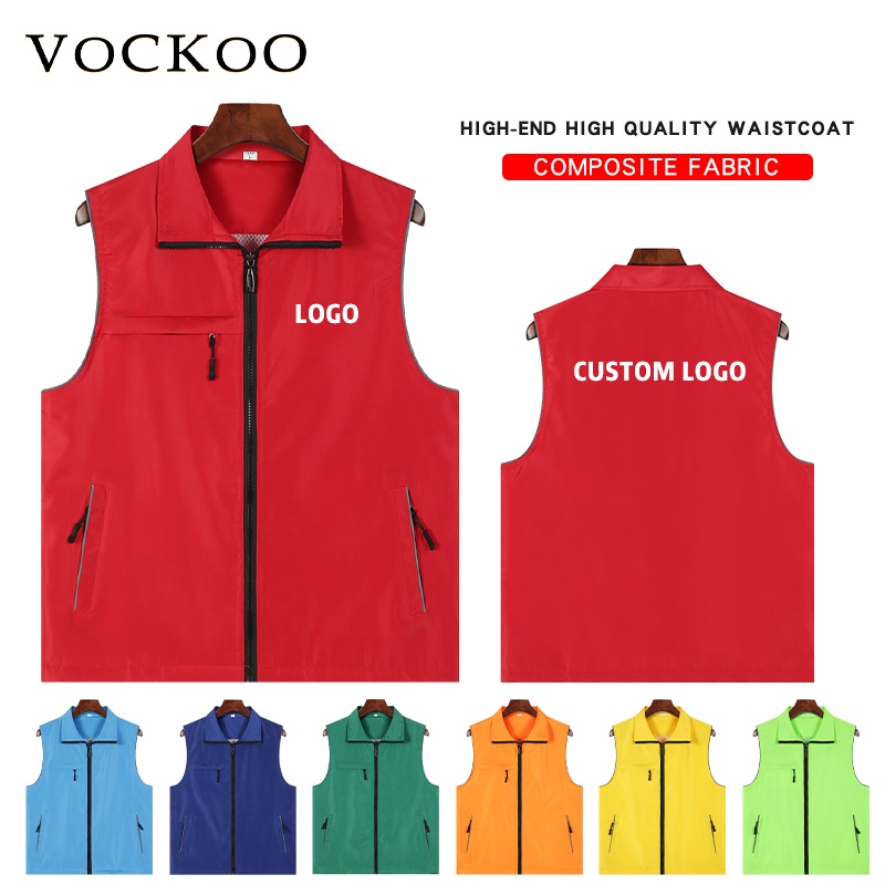 Vockoo#Reflective Eye-catching Sleeveless Vest Advertising Volunteer ...