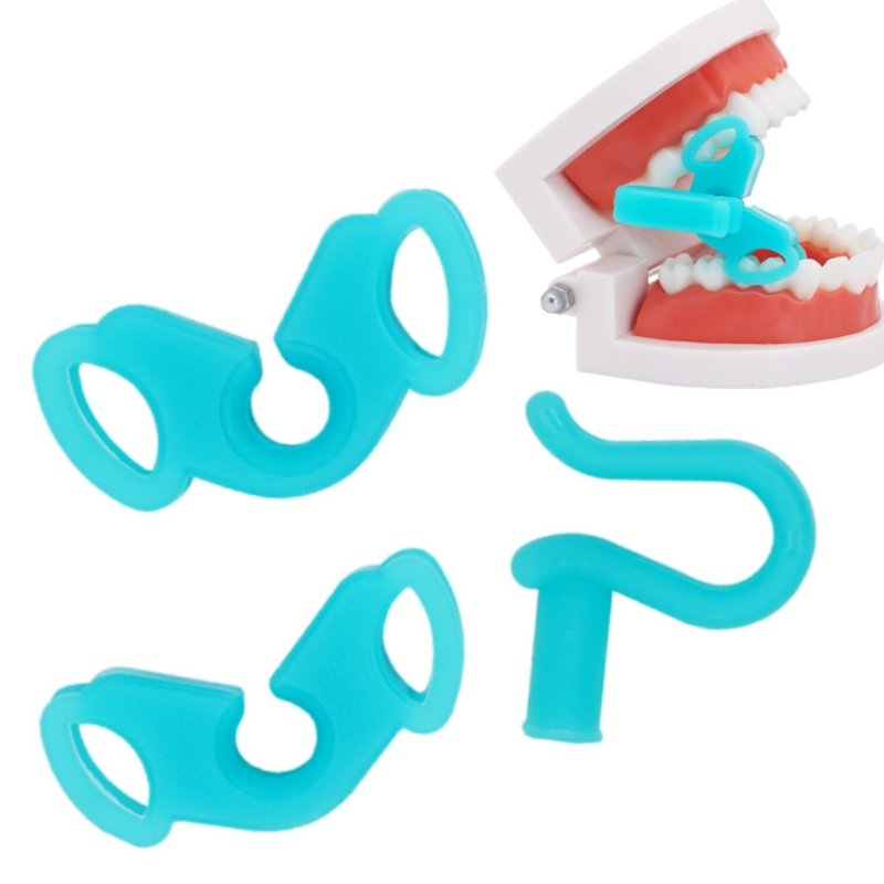Dental Bite Blocks Prop Soft Silicone Cheek Retractor Mouth Opener ...