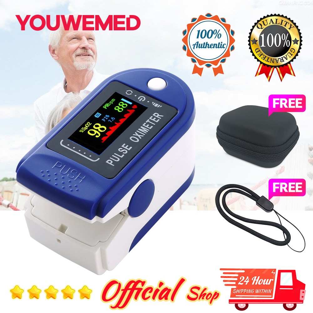 Portable Blood Oxygen Saturation Detector Original Pulse Rate Measuring ...