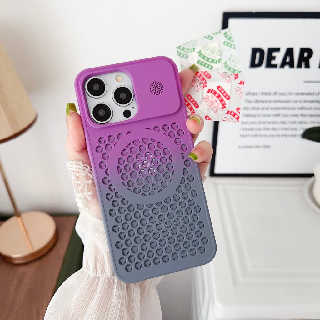 Gradient Colour Lacquered Honeycomb Cooling (Aroma) Magnetic Case For ...