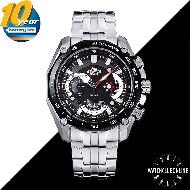 【2YEARS WARRANTY】Casio Men's Edifice EF-550D Chronograph Watch Series ...