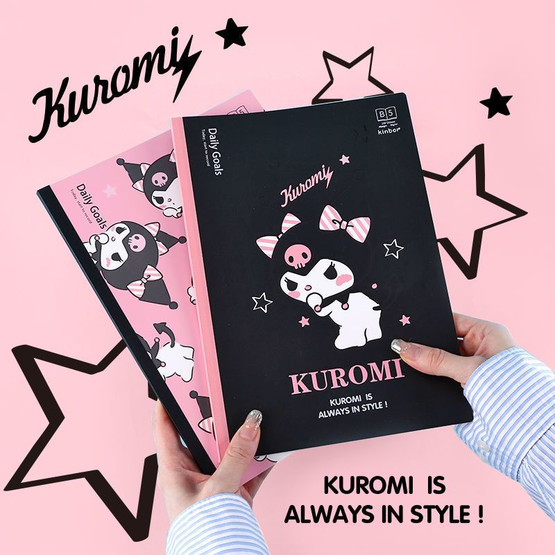 Ashley 60Pages/B5 Kuromi Notebook Set School Supplies Cute Cartoon ...