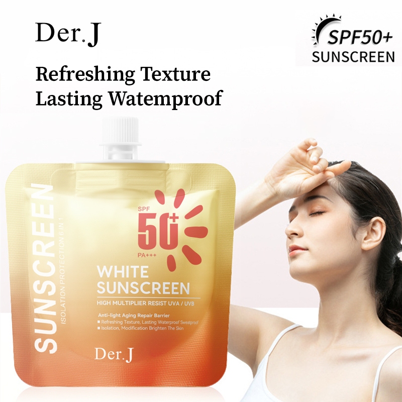Der.J SPF50+ Sunscreen UV Protection Waterproof Long Lasting 30g ...