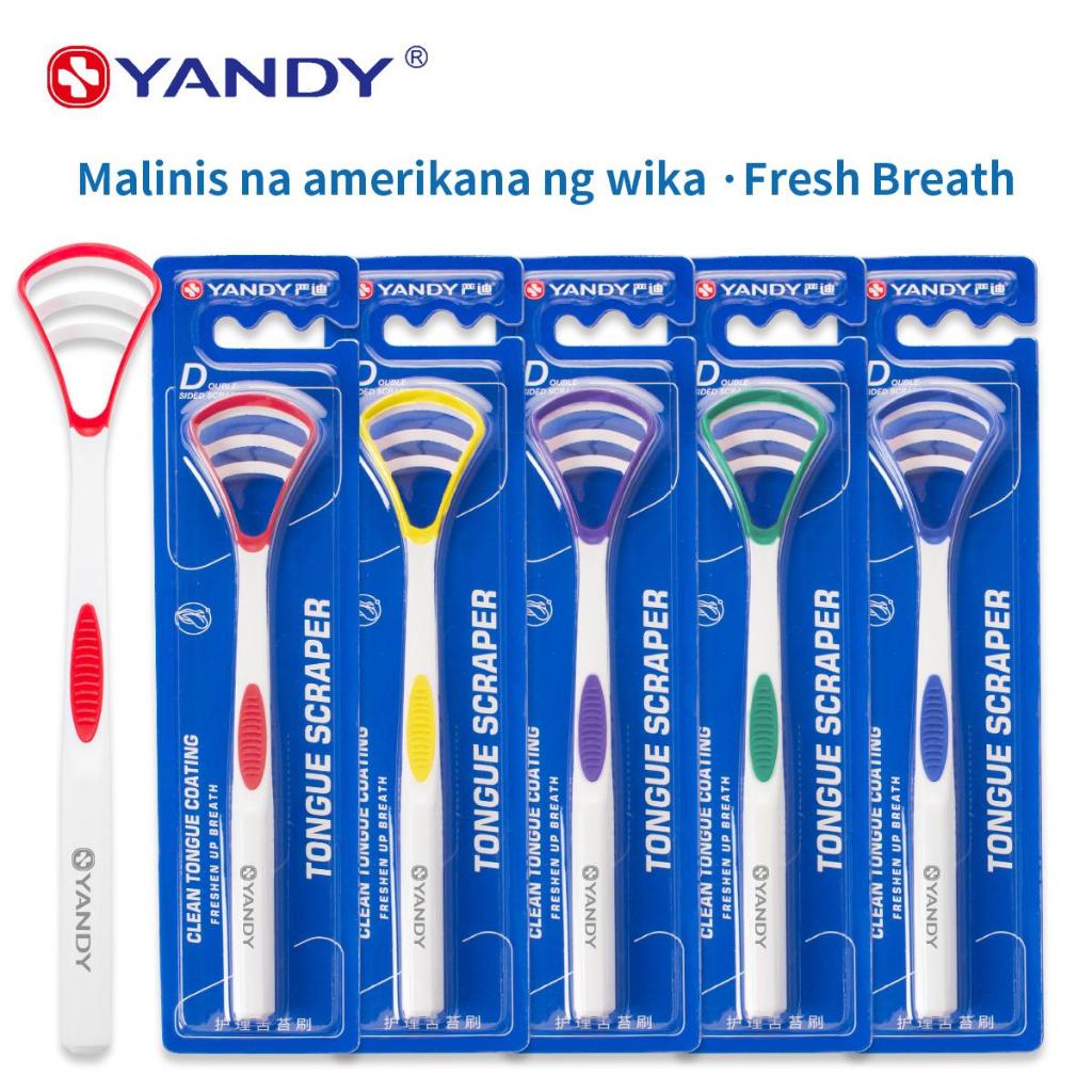 【FDA APPROVED】YANDY Oral Care Tongue Cleaner/Tongue Scraper Cleansing ...