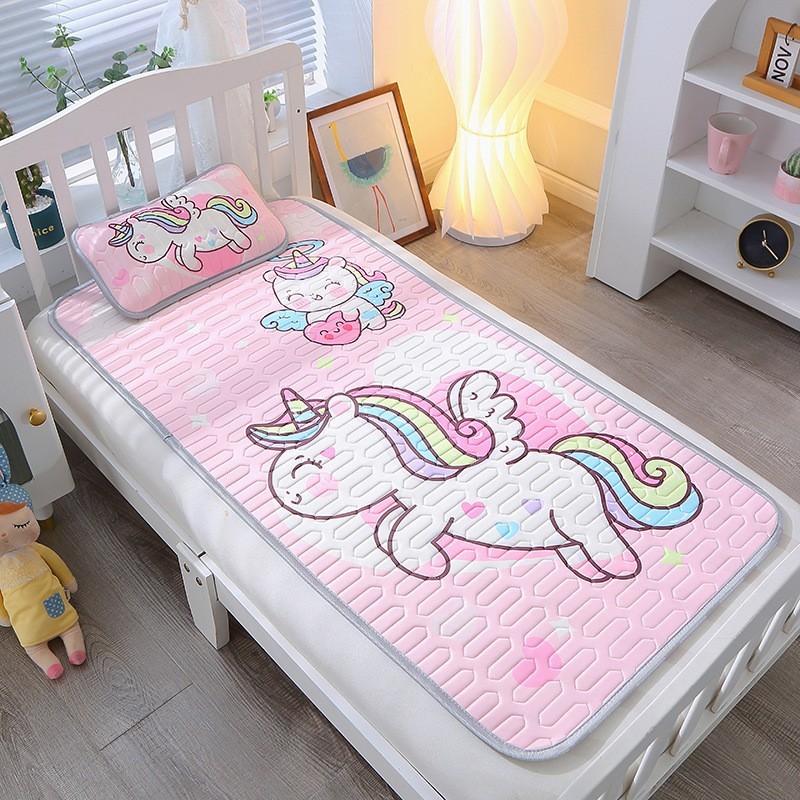 New Children Cartoon Latex Cool Mat Two-Piece Set Kindergarten Summer ...