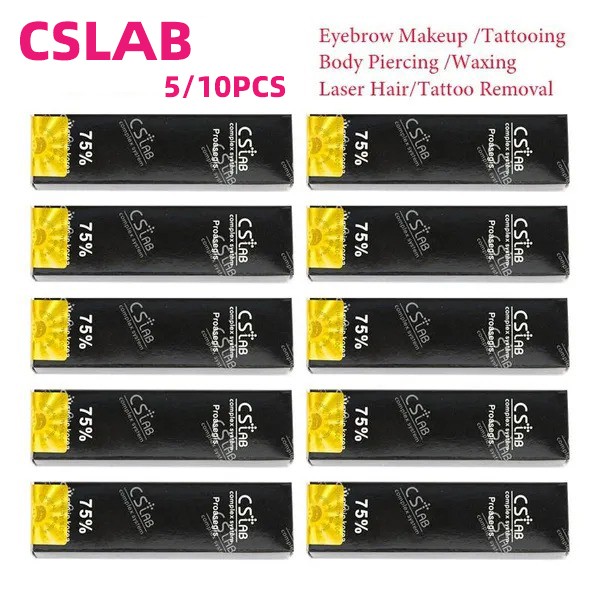 CSLAB 75% The Original CSLAB Numb Cream 5/10pcs Anesthetic 3-5 Hours Fast Skin Numbing Cream ...
