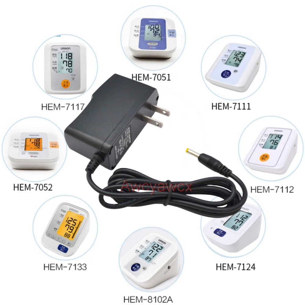 AC power supply DC 6V 1A 500mA 600mA 800mA Universal Adapter for Omron ...