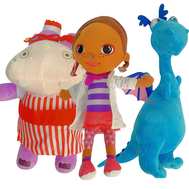 20cm-30cm Doc McStuffins Toys Lambie Stuffy Hallie Chilly Boppy Findo ...