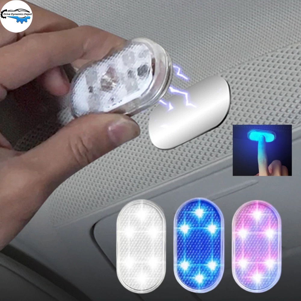 Car LED Touch Lights High Brightness Magnetic Mini Wireless Interior ...