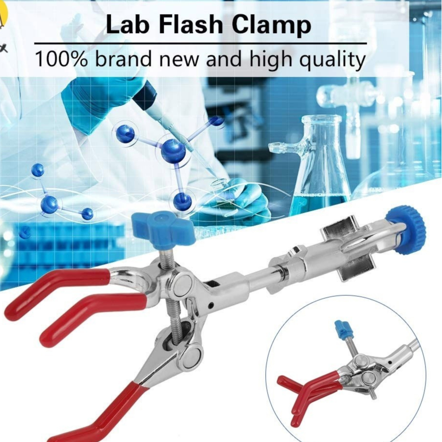 Multi-functional Lab Clamp 3 Prong Finger Style Laboratory Rubber ...