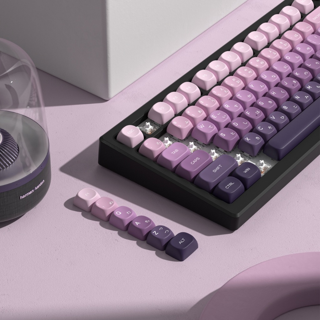 WOMIER PBT Keycaps 134 Keys MOA Profile Japanese Style Dye-Sublimation ...