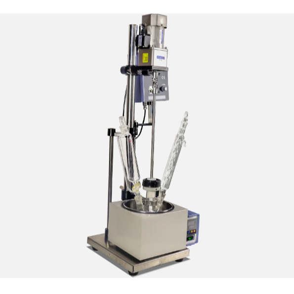 Lab 3L Single Layer Reaction Vessel Single Glass Chemical Stirred ...