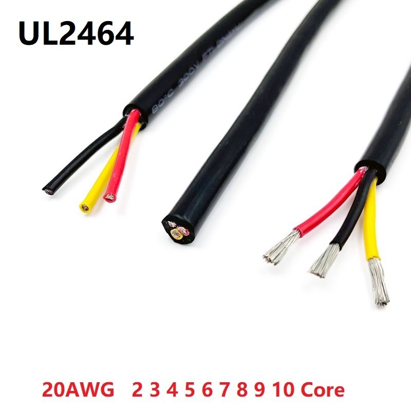 UL2464 Tinned Copper Sheathed Wire 20 AWG Signal Audio Cable Number of ...