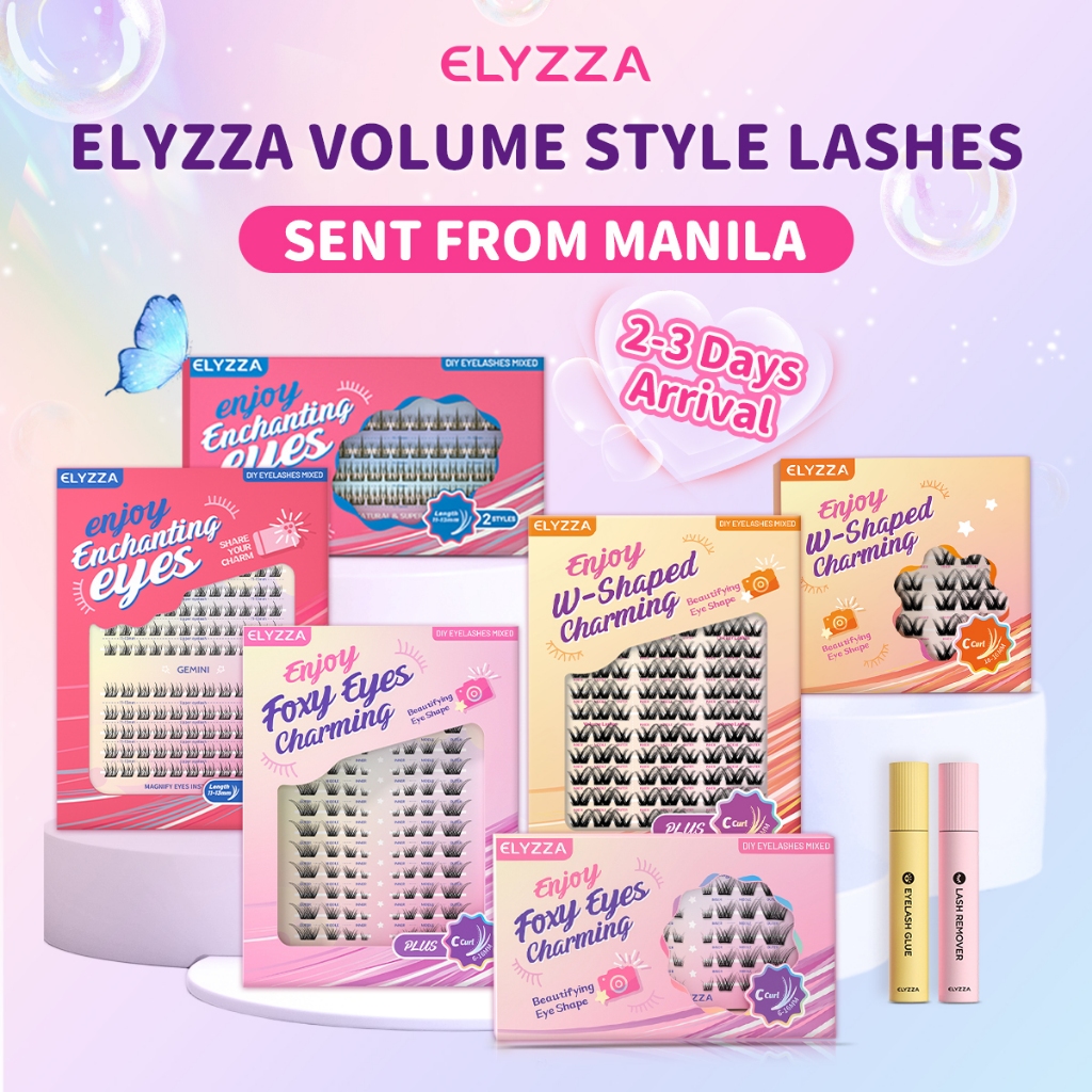 [Sent From Manila] Elyzza Volume Lashes 2-3 Days Arrival Gemini&Crown ...