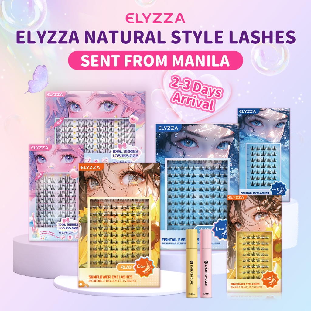 [Sent From Manila] Elyzza Natural Style Lashes 2-3 Days Arrival ...