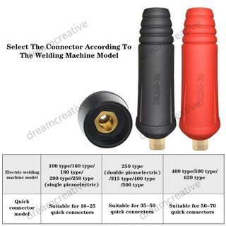 8PCS DKJ 10-25/35-50/50-70 European welding machine cable wire/welding ...