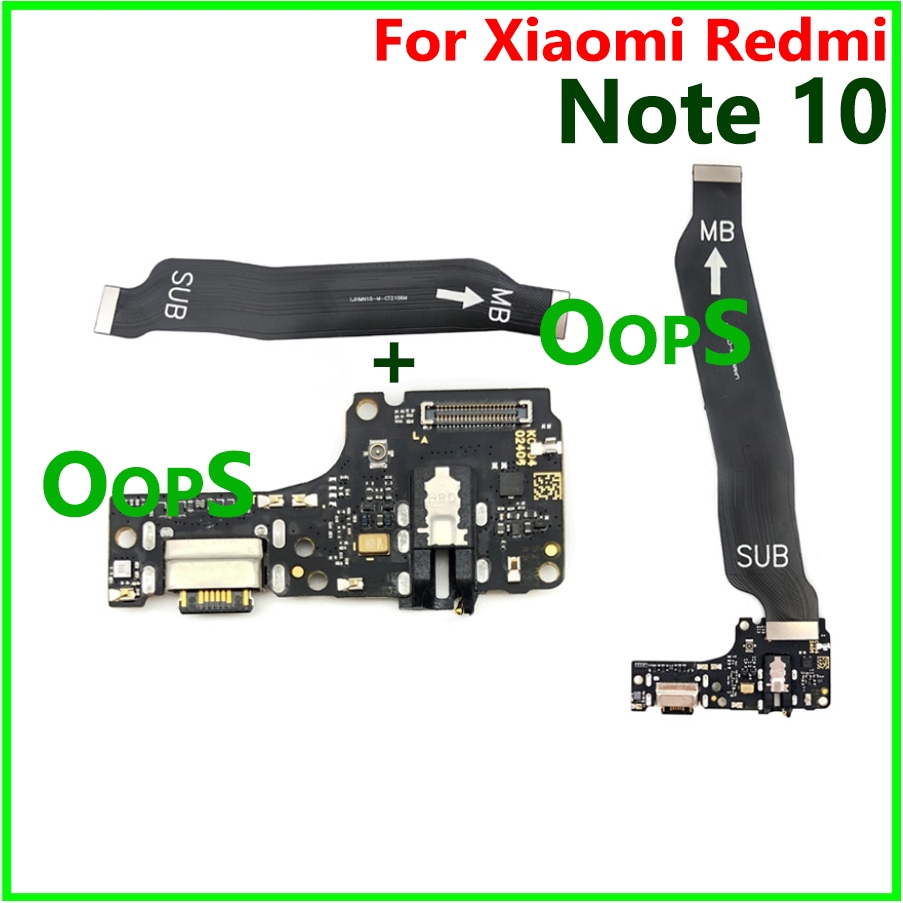 Note10 USB Charging Port Board Flex For Redmi Note 10 Phone Mainboard ...