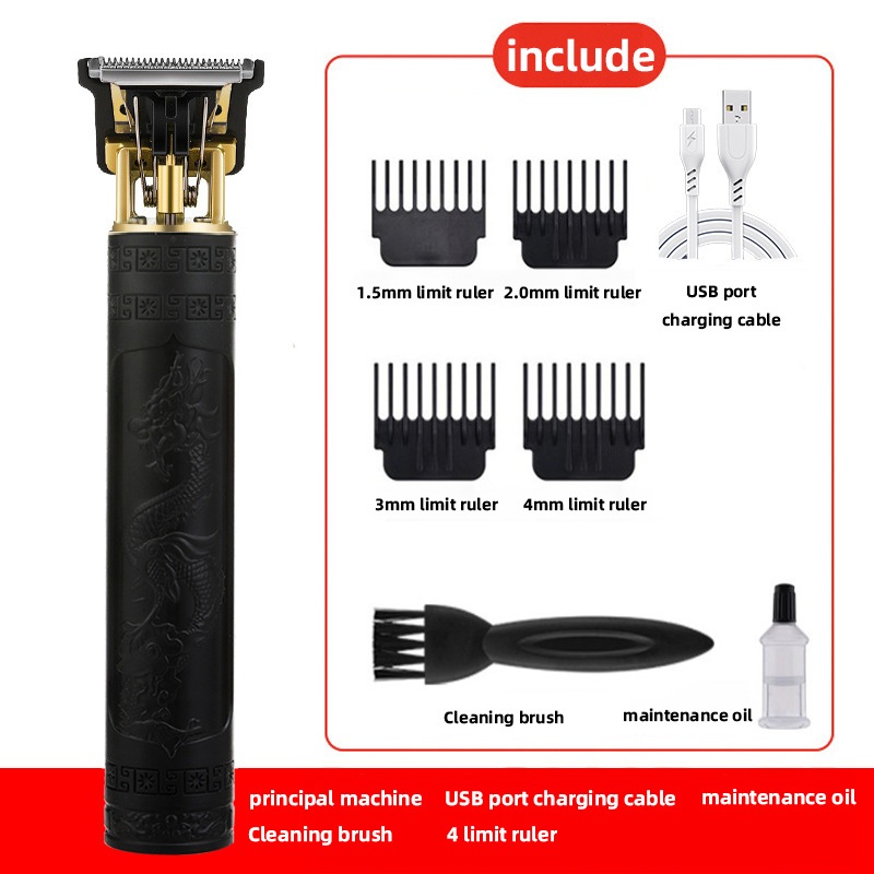 Electric Hair Clipper Trimmer Professional Hair Clippers USB ...