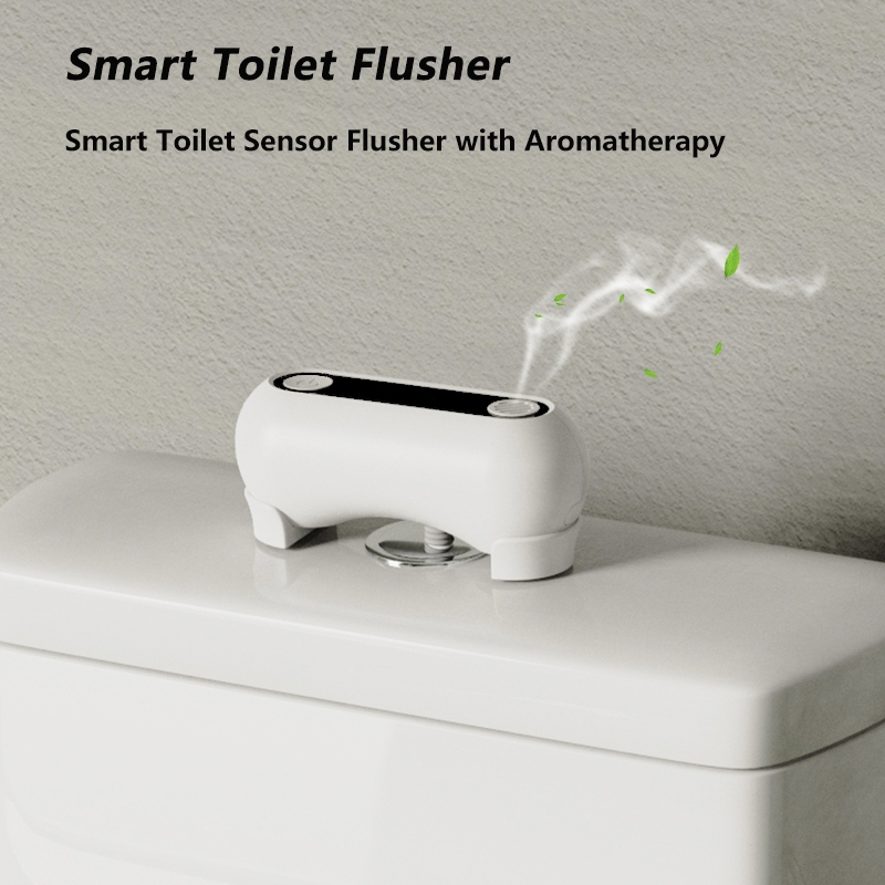 Smart Toilet Flusher Companion with Aromatherapy Sensor Flusher, Wave ...